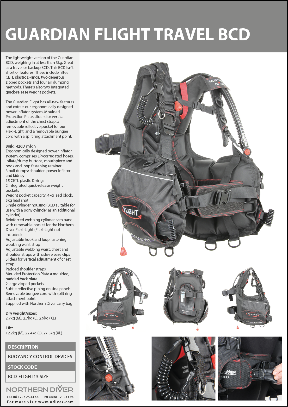 Guardian Flight BCD | NDiver